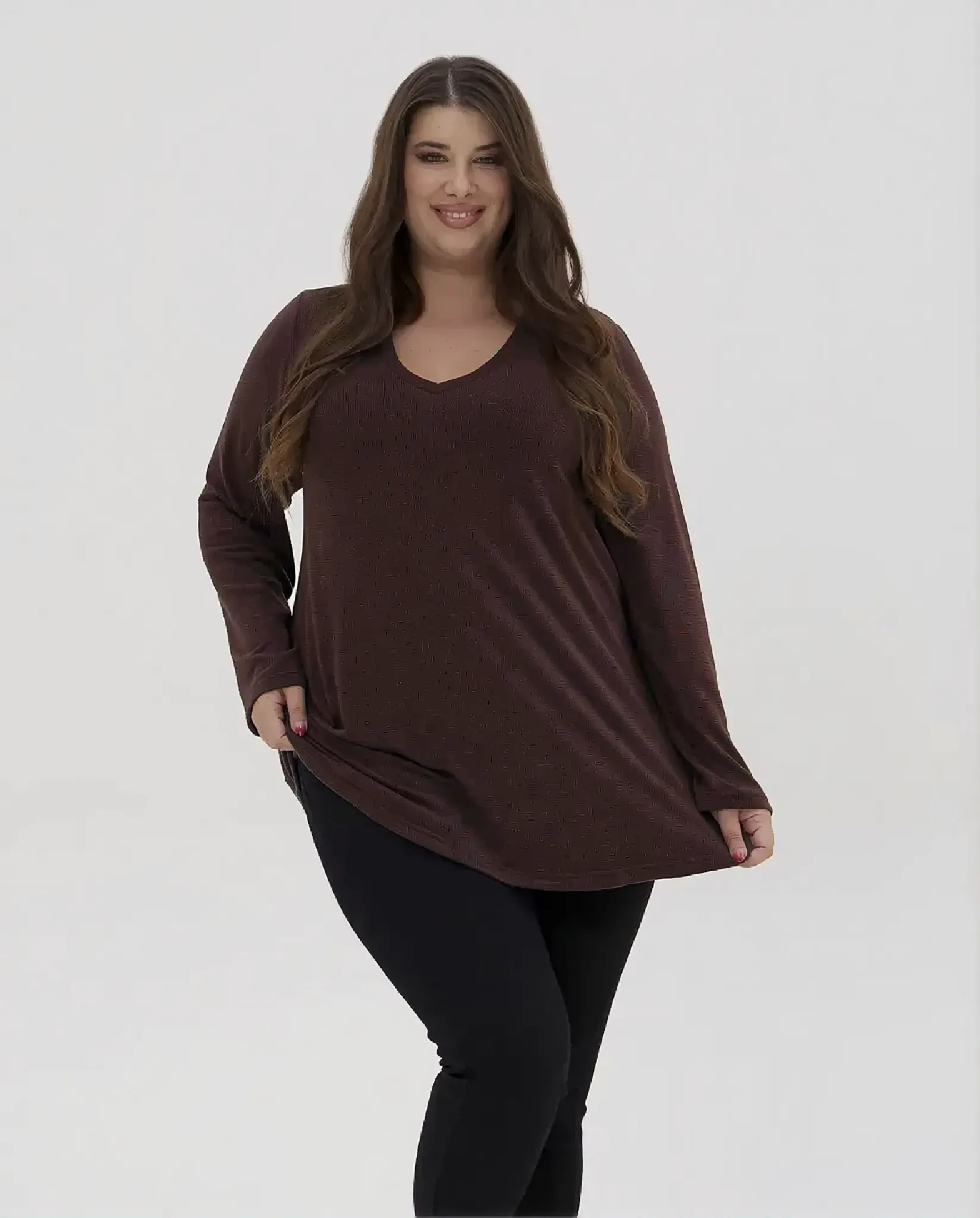 Μπλούζα Με V – Plus Size Κομψότητα & Άνεση - VERTICE